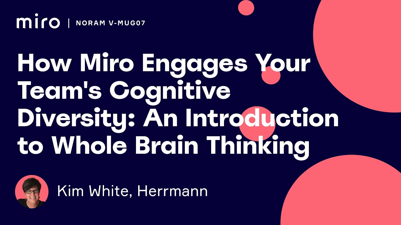 Miro Webinar: V-MUG: How Miro Engages Your Team's Cognitive Diversity ...