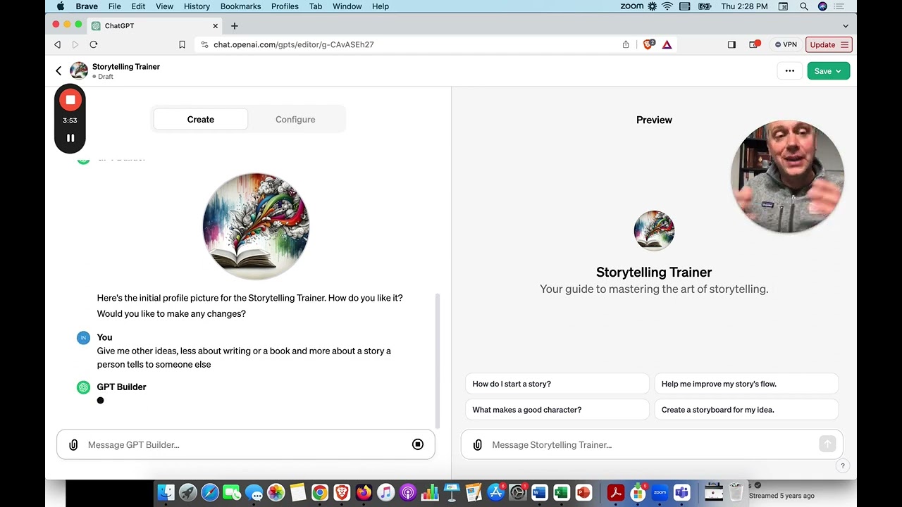 Video on Creating Your Own GPT App with ChatGPT - A Step-by-Step GPT - University Webinars